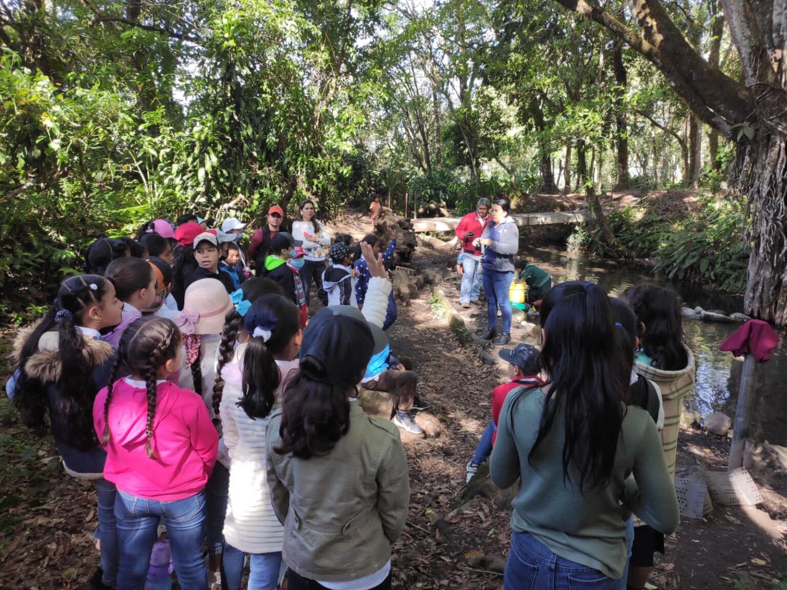 Estudiantes disfrutan y aprenden con las bondades naturales del río ...