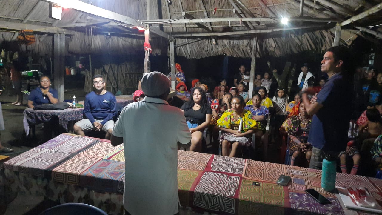 Visita a la Comunidad de Armila en la Comarca Guna Yala - MiAmbiente